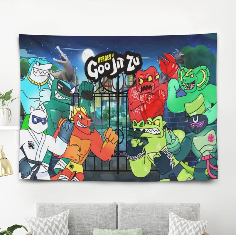 Heroes of the Goo jit zu Tapestry Gift Wall Hanging Backdrop for Room ...