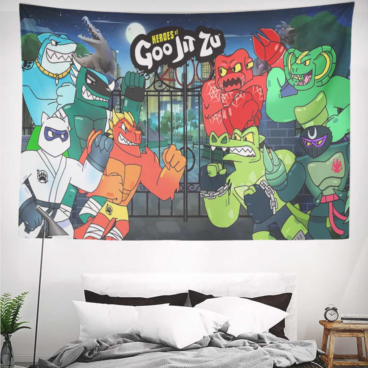 Heroes of the Goo jit zu Tapestry Gift Wall Hanging Backdrop for Room ...