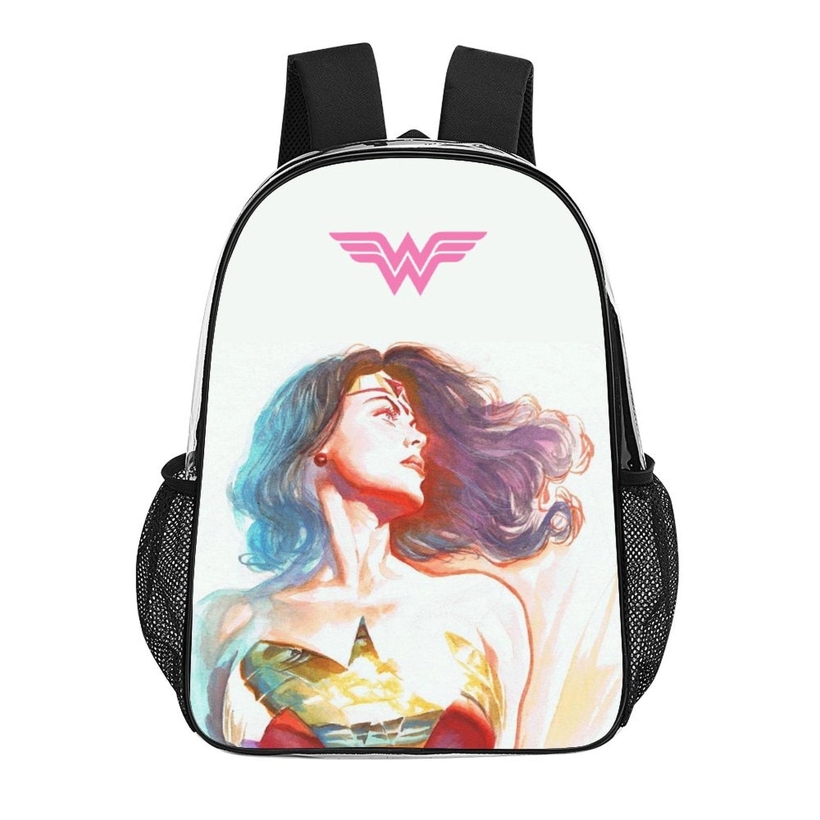 Heroine Wonder Woman 17-inch Transparent Bag, Made of PVC Material ...