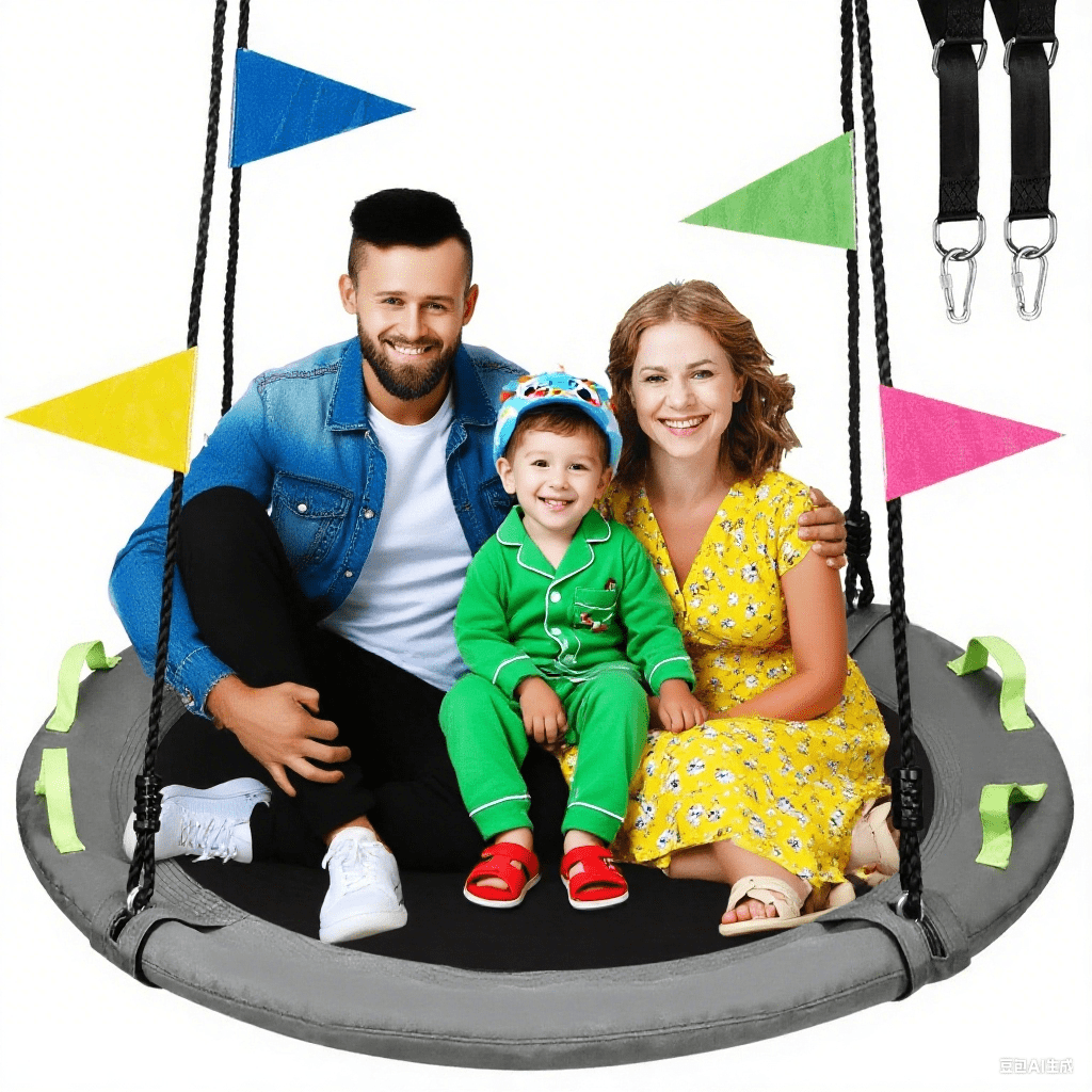 Heromate Tree Swing, Saucer Swing 48 Inch for Kids, 900lbs Weight ...