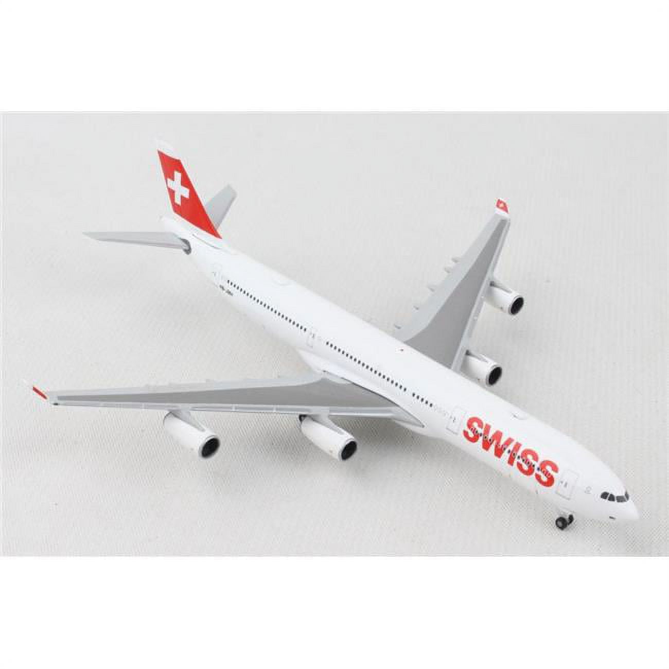 Herpa HE524971-001 1-500 Scale Swiss A340-300 Model Aircraft Toy ...