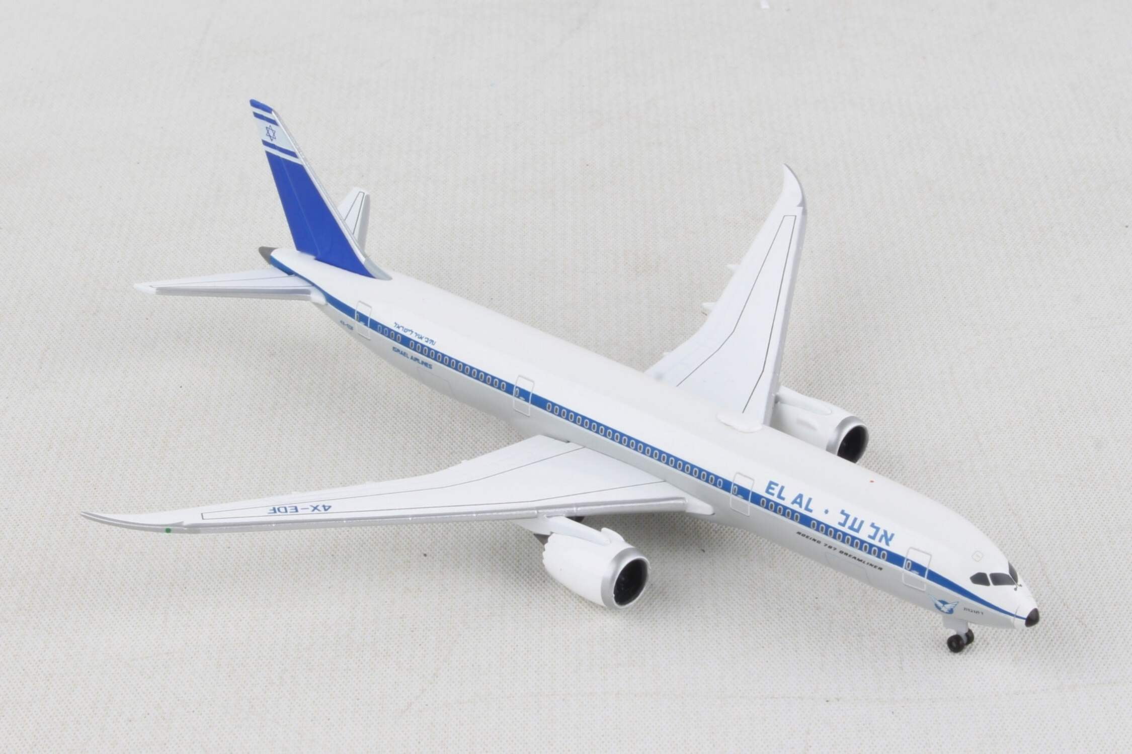 Herpa HE533201 1 by 500 Scale EL AL 787-9 Retro Livery Model Airplane ...