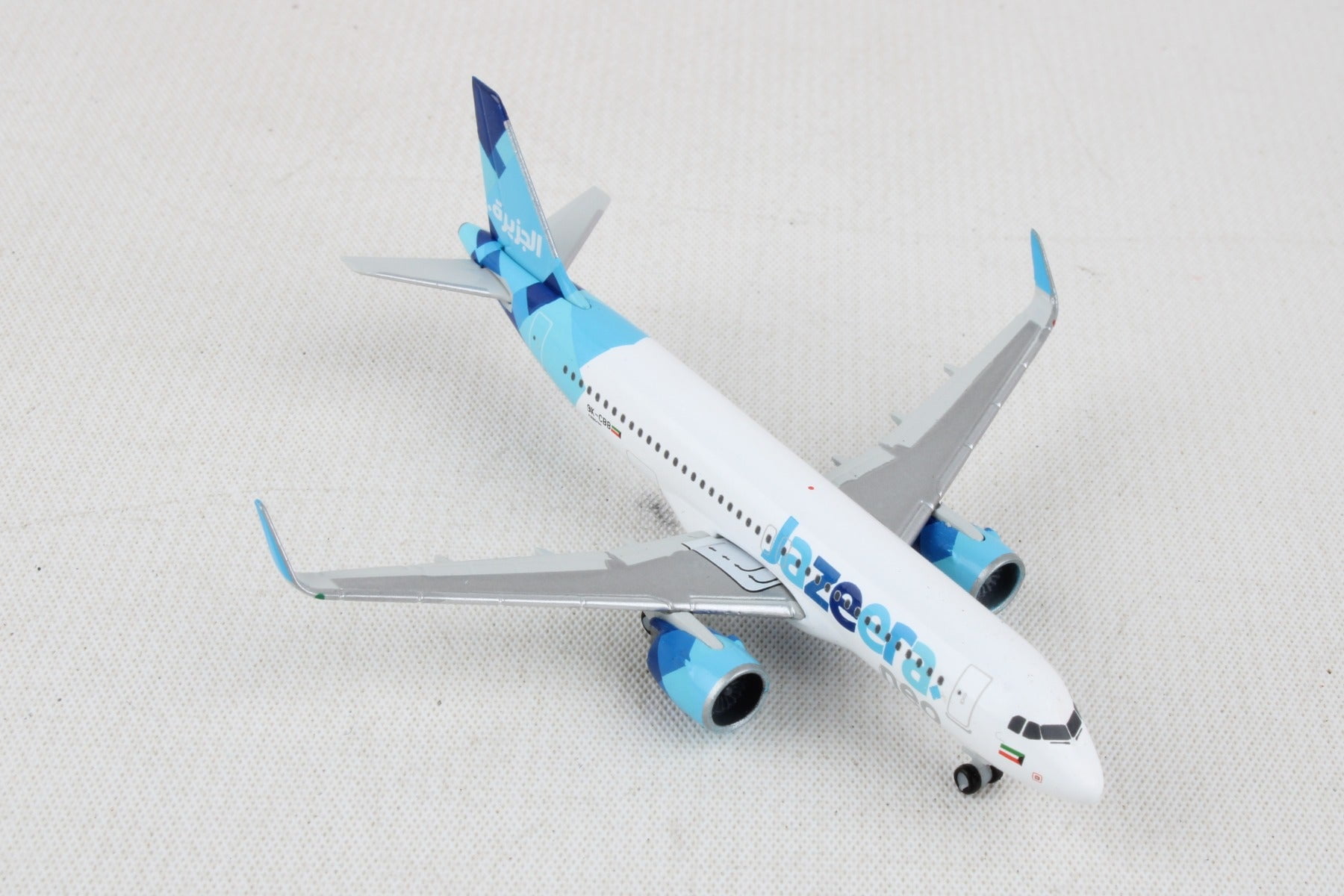 Herpa HE536387 1-500 Scale Wings Jazeera A320NEO Model Airplane ...