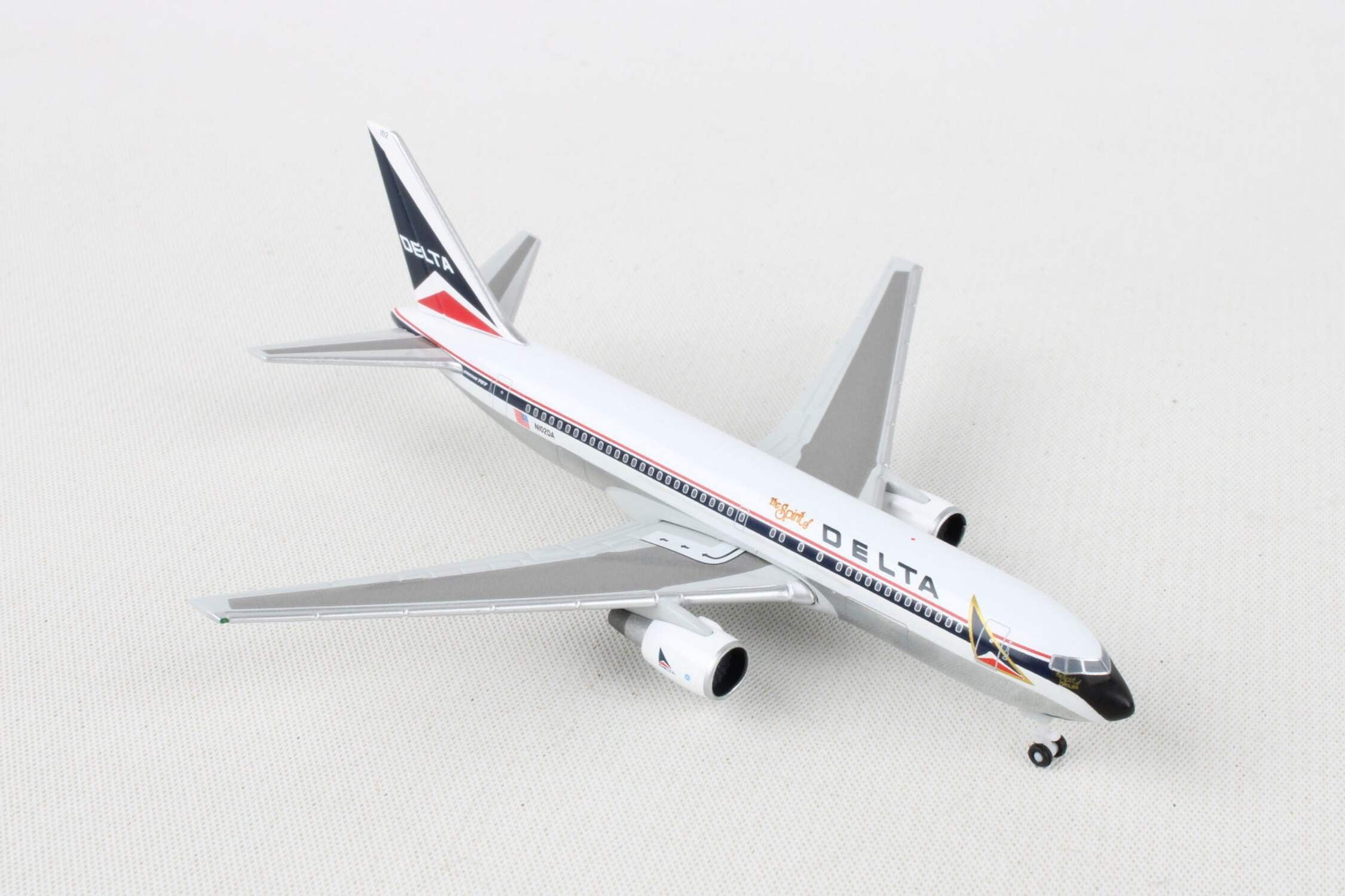 Herpa HE536431 1-500 Scale Reg No.N102DA Spirit of Delta Model Plane ...