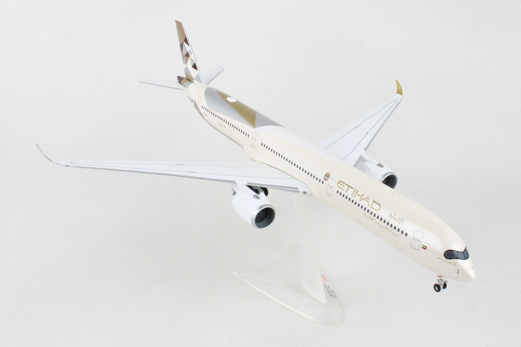 Herpa HE571944 1-200 Scale Wings Etihad A350-1000 Model Airplane ...