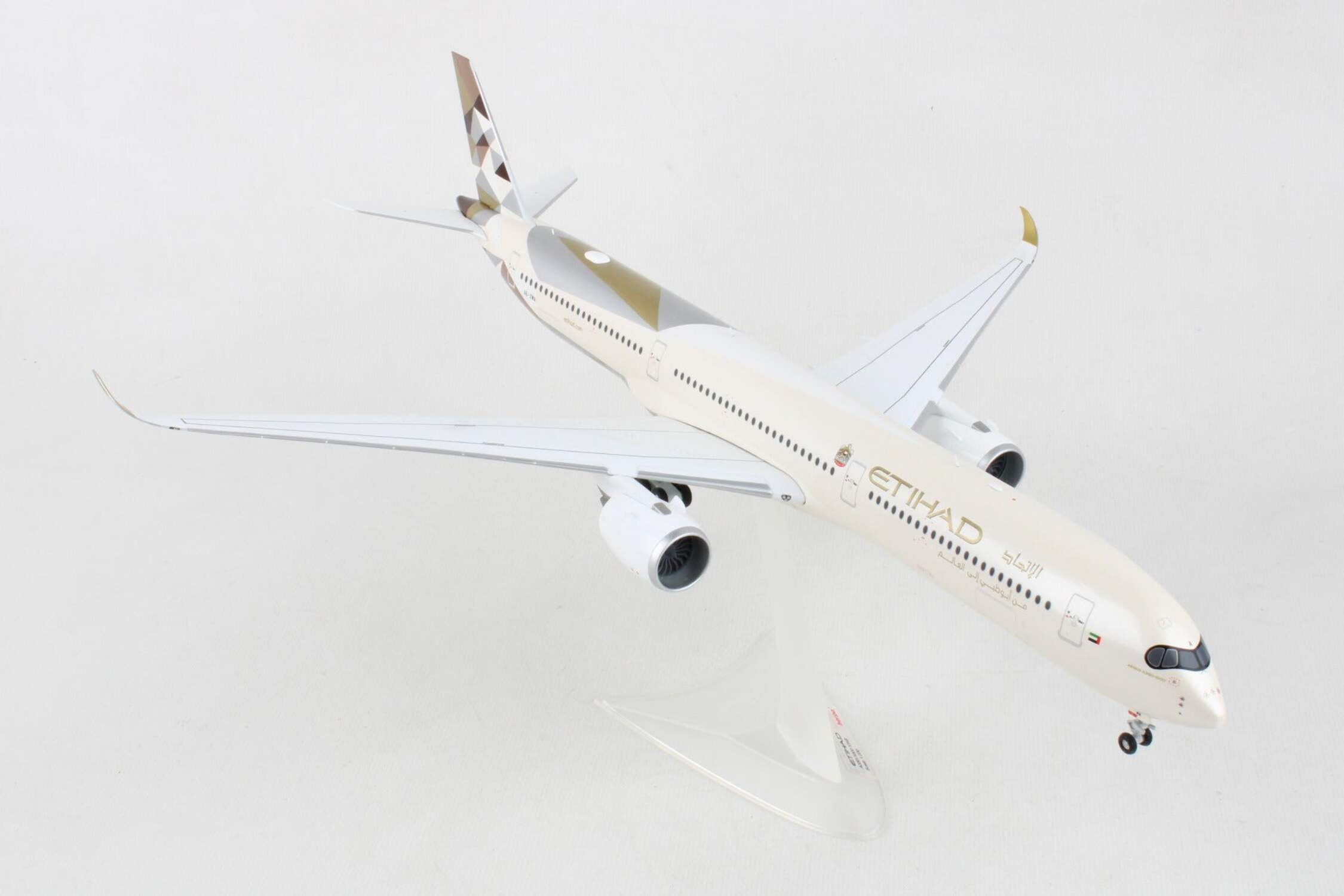 Herpa HE571944 1-200 Scale Wings Etihad A350-1000 Model Airplane ...