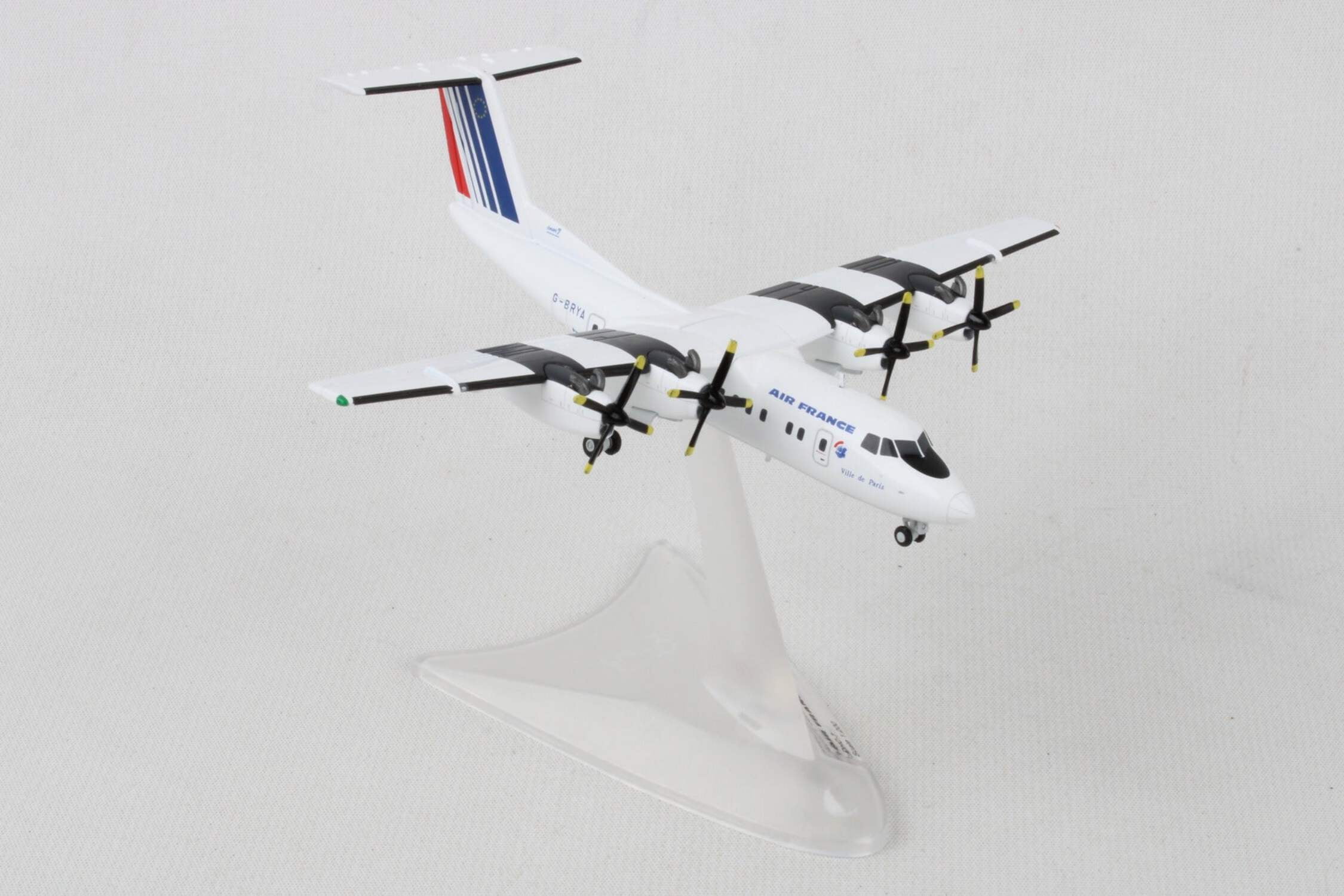 Herpa HE572644 1-200 Scale Aircraft Model Plane for Air France DASH-7 ...