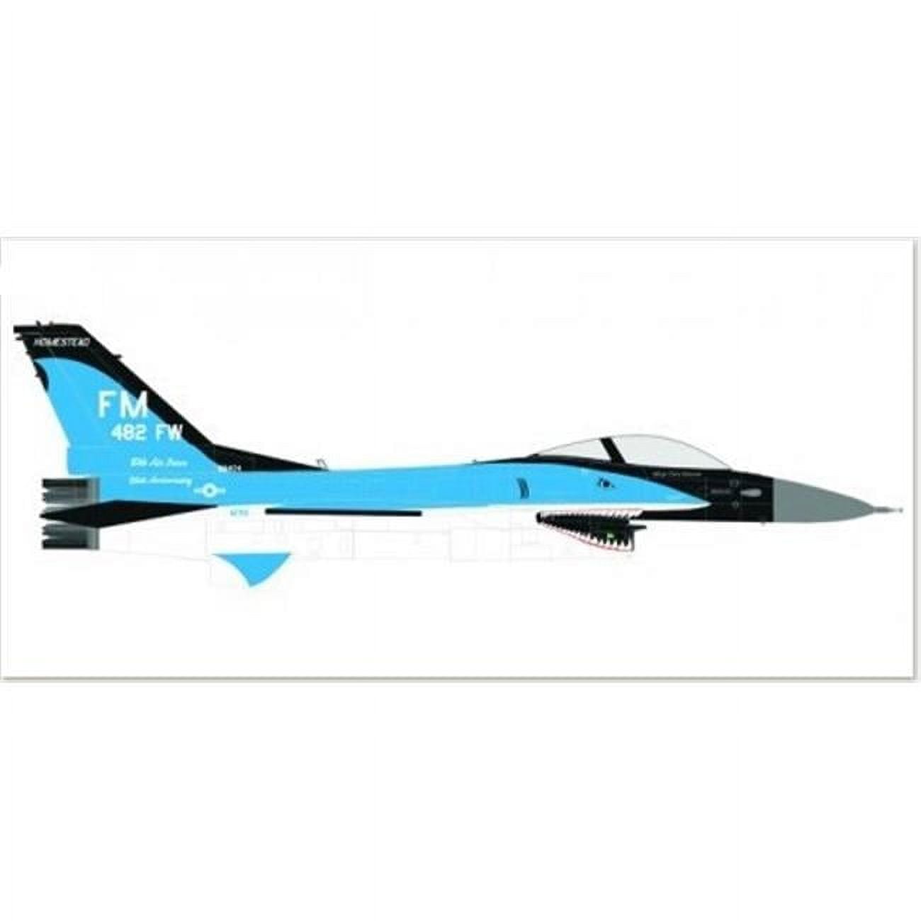 Herpa HE580250 1 isto 72 USAF F-16C Florida Makos Homestead Model ...