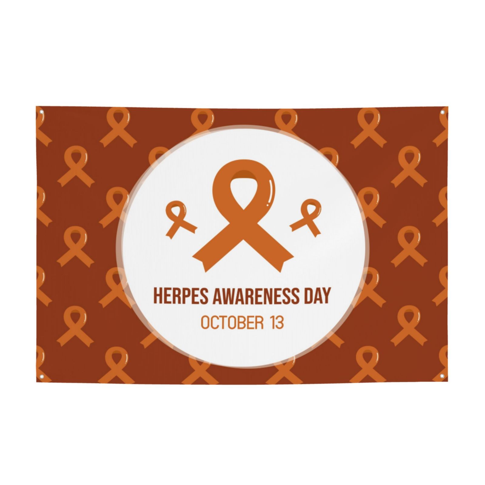 Herpes Awareness Day Banner Photography Background Banners Flag Sign ...