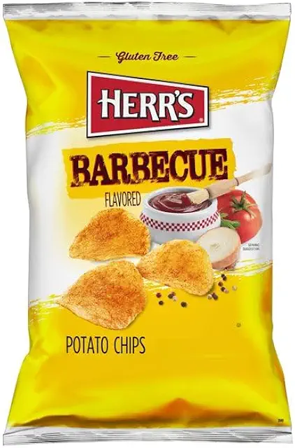 Herr`s BBQ Potato Chips 1 oz Pack of 12 (Curated by RJ Snacks ...