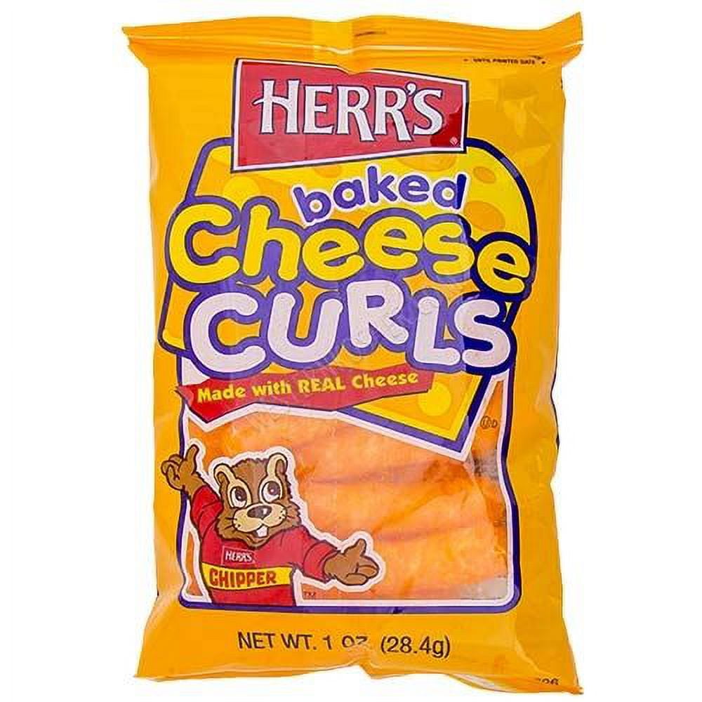 Herr's Baked Cheese Curls 1 Oz. (Pack of 24 ) - Walmart.com