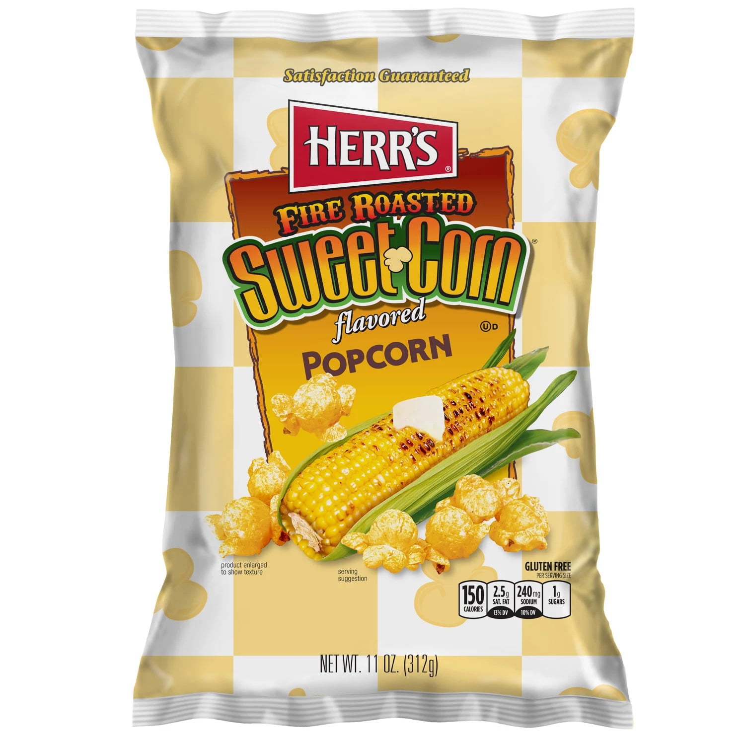 Herr's Fire Roasted Sweet Corn Popcorn, Butter and Barbecue Flavor, 11 ...
