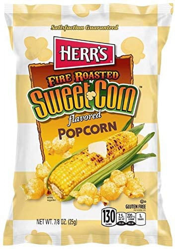 Herr's Fire Roasted Sweet Corn Popcorn, Healthy Individual Pop Snack ...