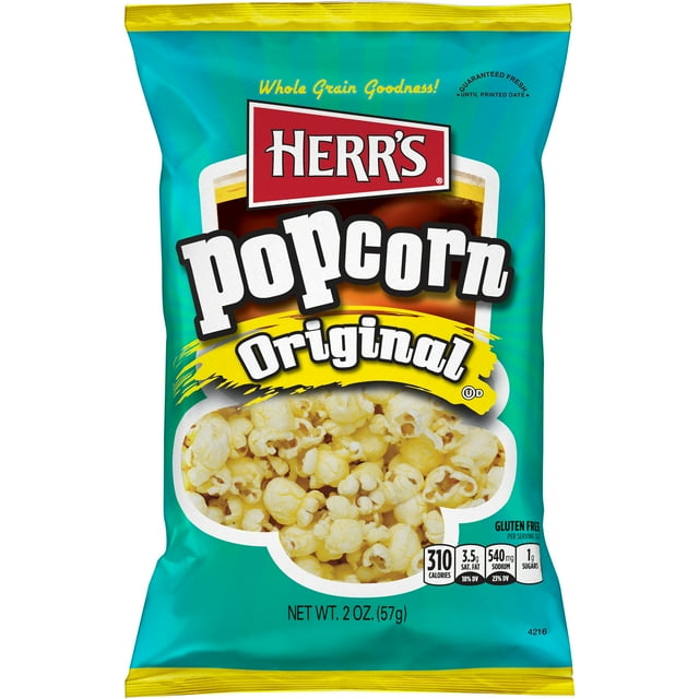 Herr's Original Popcorn, 2 oz. - Walmart.com