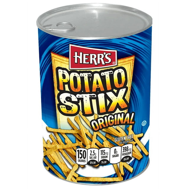 Herr's Original Shoestring Potato Stix, 4-Pack 5 oz. Canisters ...