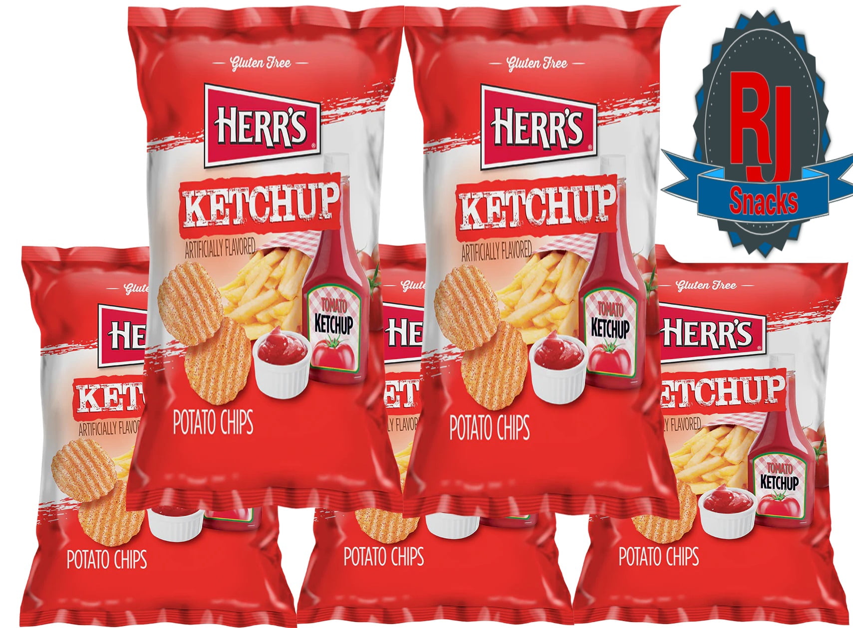 Herr`s Potato Chips & Cheese Curls -,1Oz (Curated by RJ Snacks Value ...