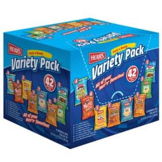 Herr's Variety Pack Snacks, 42 count. Pack of 2 - Walmart.com