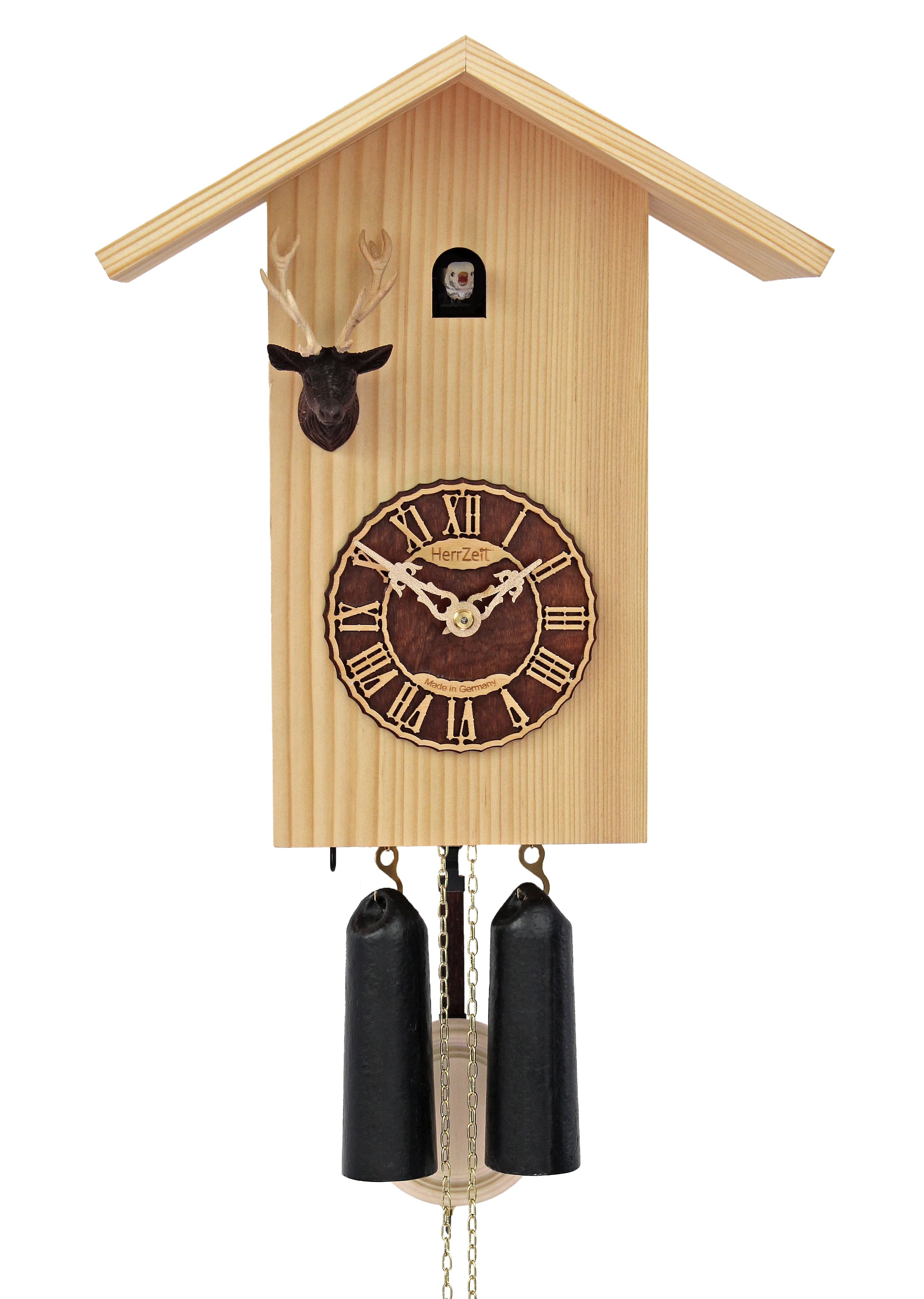 HerrZeit by Adolf Herr Cuckoo Clock - Art One - Natural Oiled - Walmart.com