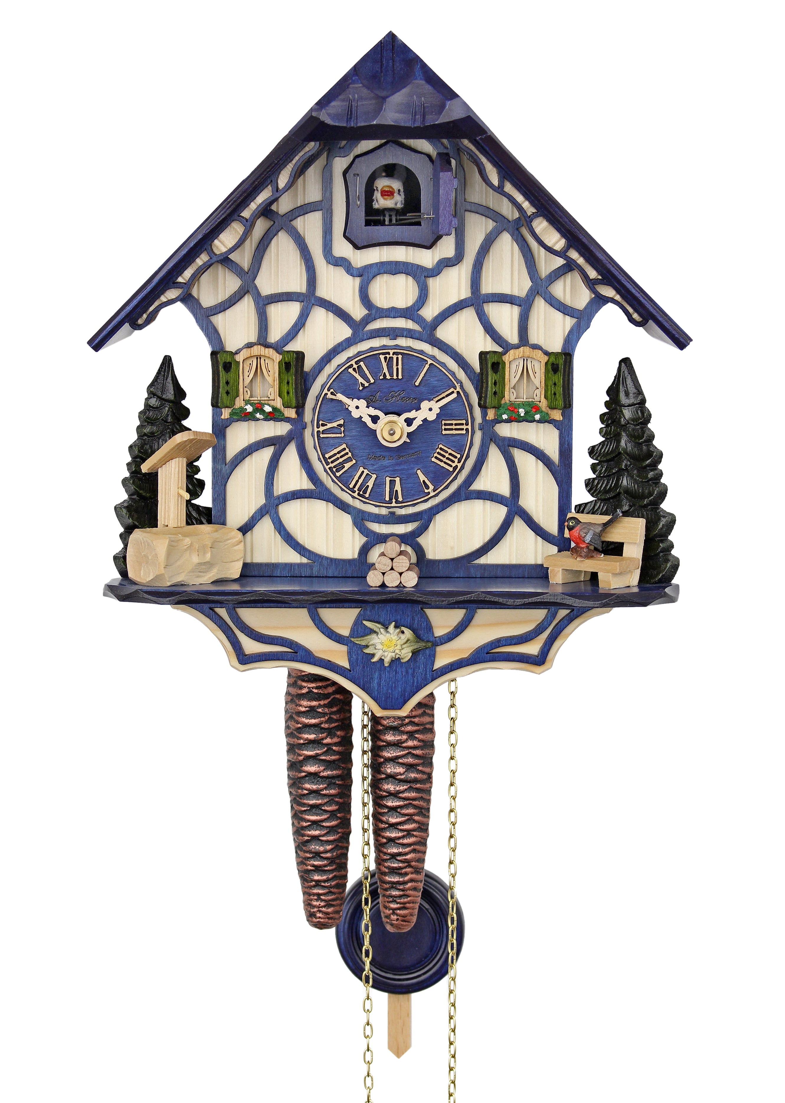 HerrZeit by Adolf Herr Cuckoo Clock - Magic Blue - Walmart.com