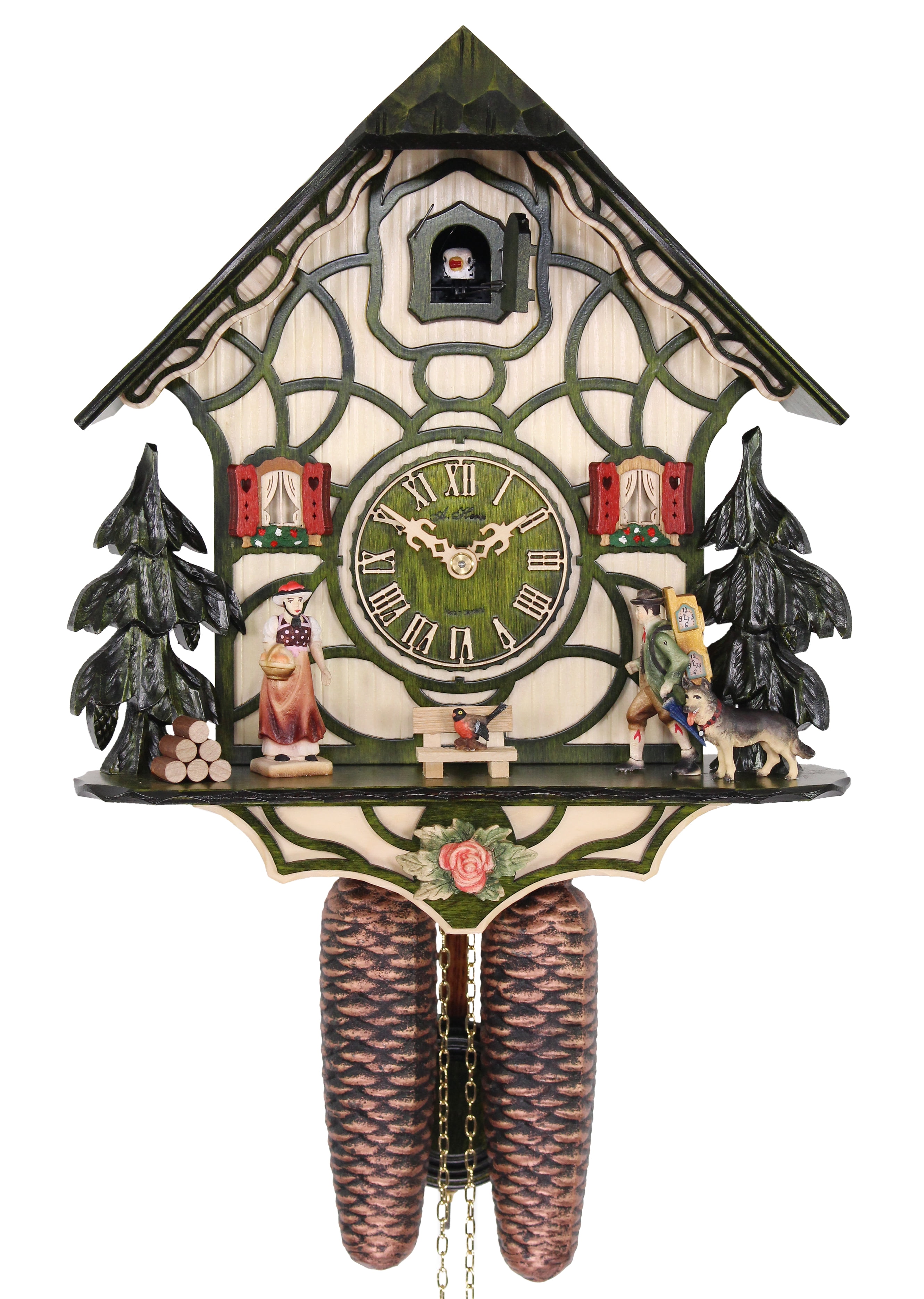 HerrZeit by Adolf Herr Cuckoo Clock - Magic Green - Walmart.com