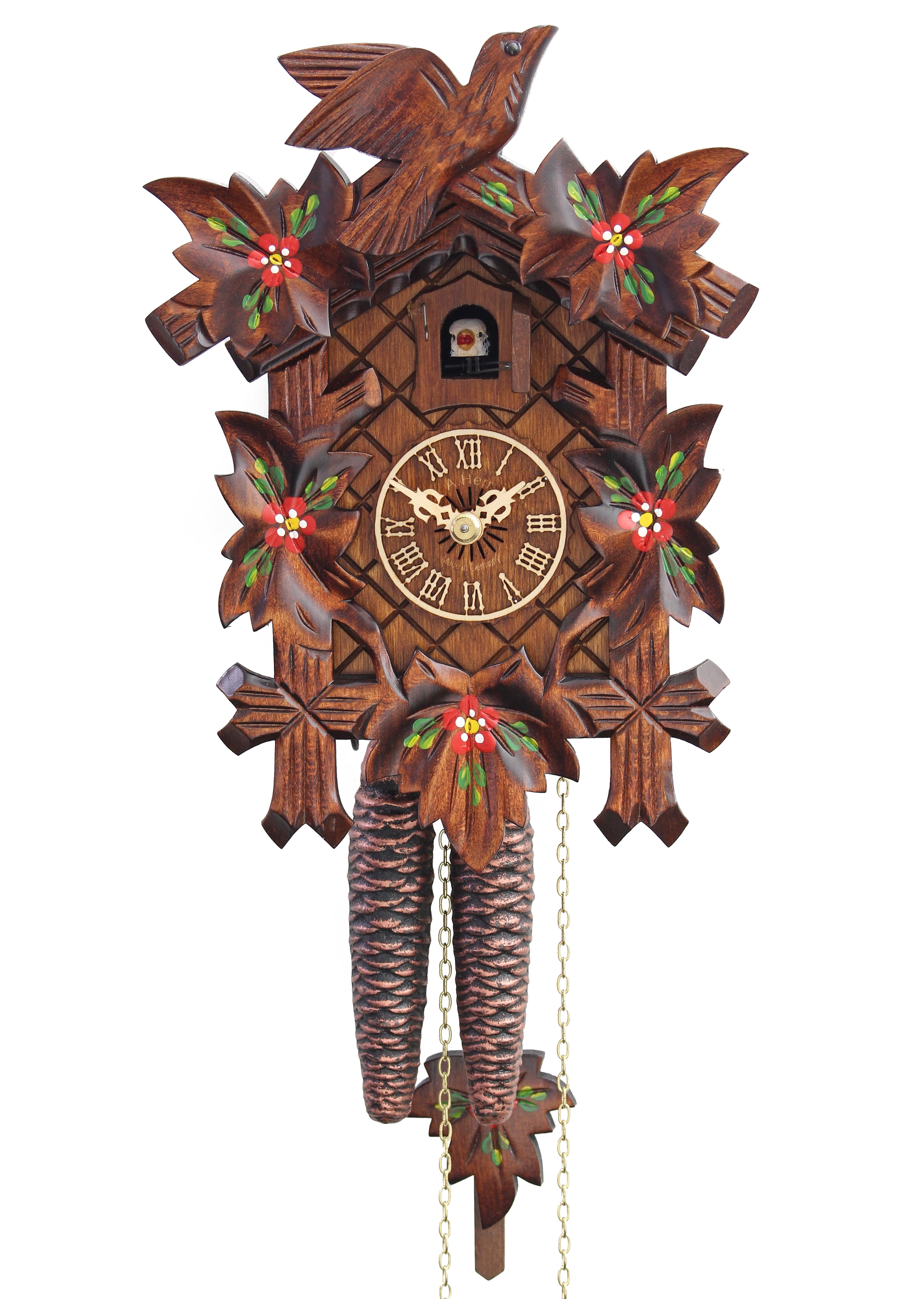 HerrZeit by Adolf Herr Cuckoo Clock - Spring Flowers - Walmart.com