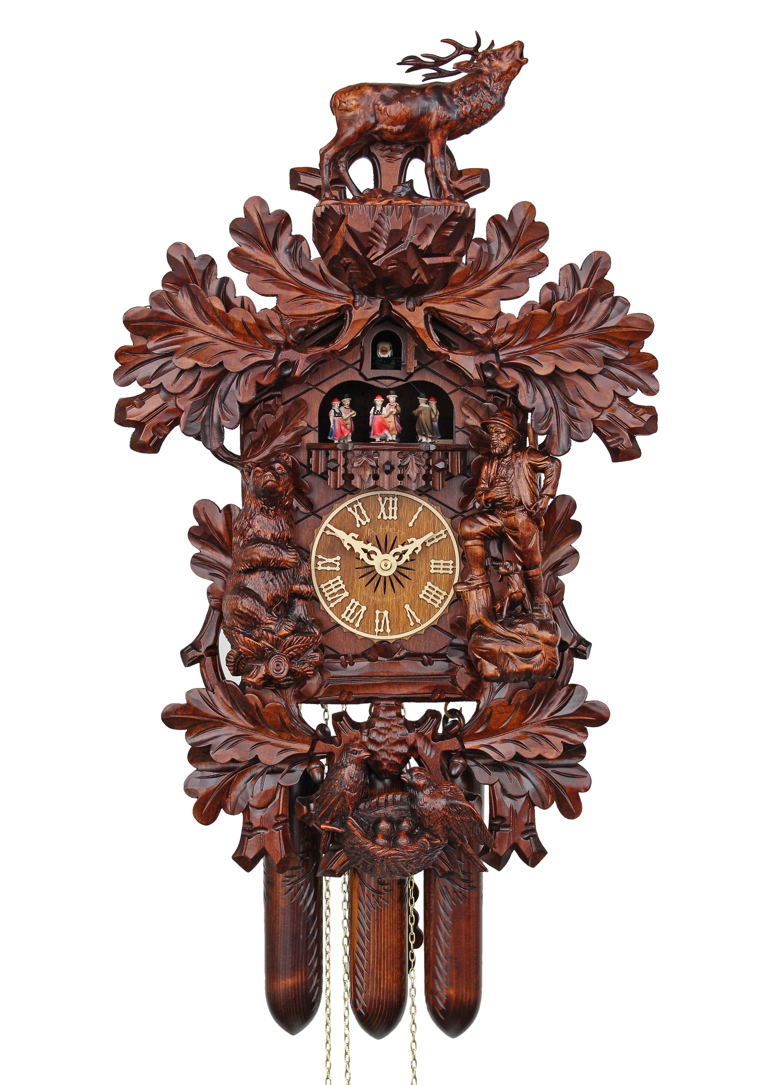 HerrZeit by Adolf Herr Cuckoo Clock - The Hunter In The Wild Forest ...