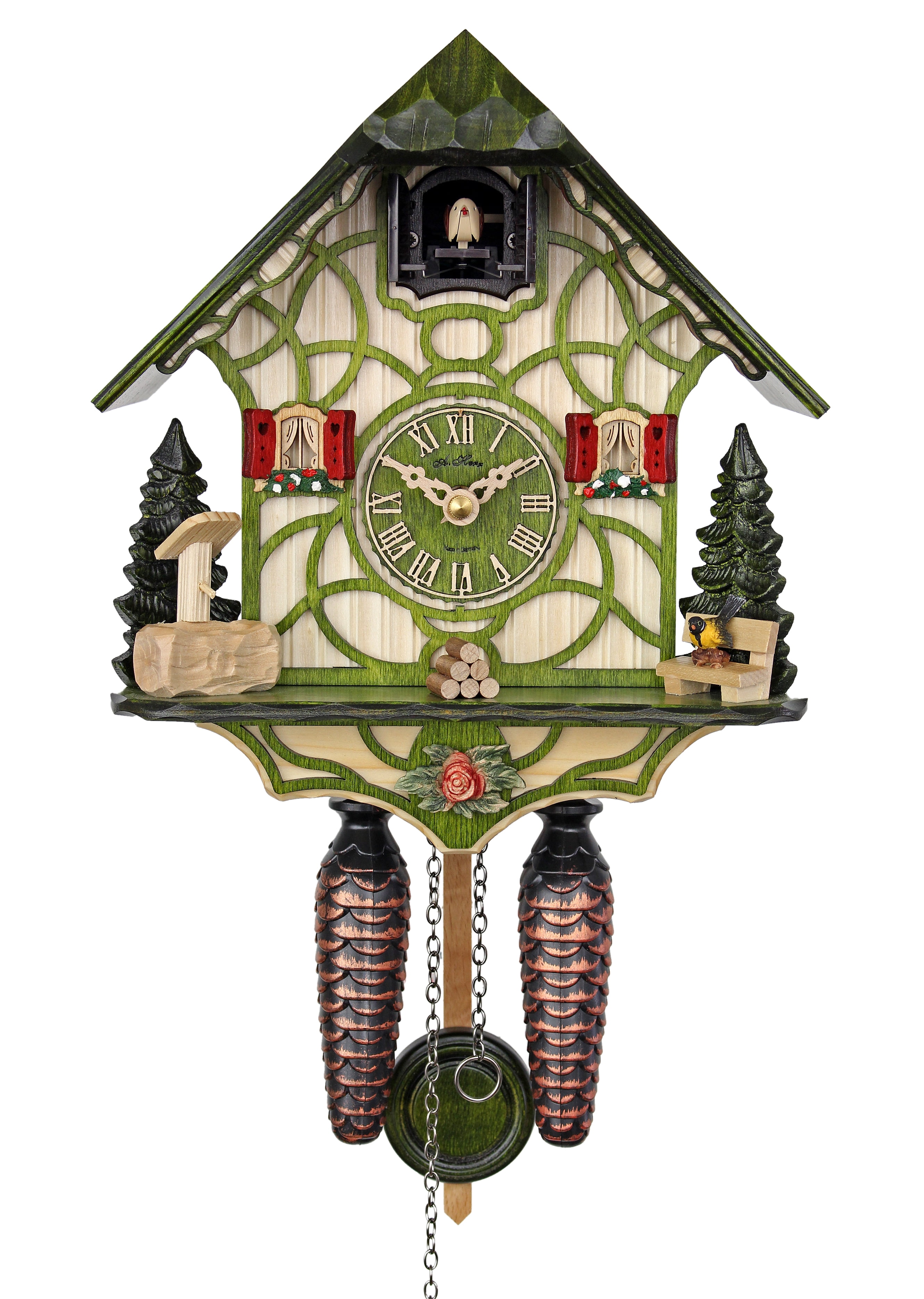 HerrZeit by Adolf Herr Quartz Cuckoo Clock - Magic Green - Walmart.com