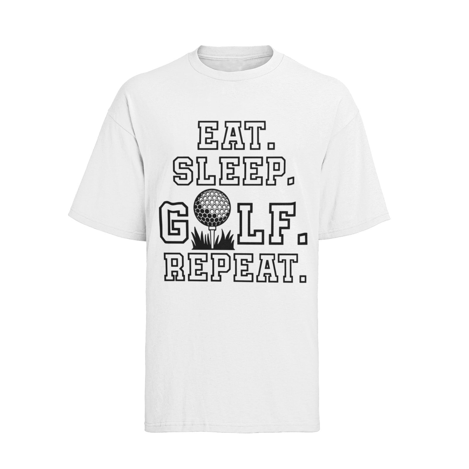 Herren Bio Baumwolle T-Shirt Golf Golfen Sport Tiger Lustig Us Open PGA ...