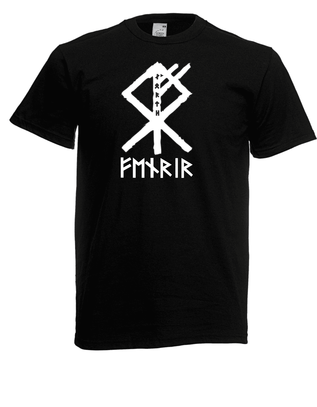 Herren T-Shirt - Fenris Wolf Rune Symbol Viking Runen Valhalla Nordmann ...