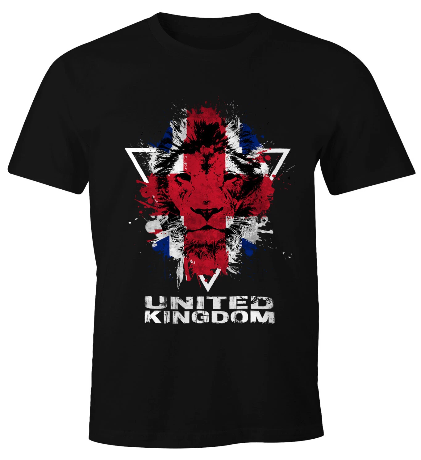 Herren T-Shirt - Great Britain UK United Kingdom Lion Flagge Fahne ...