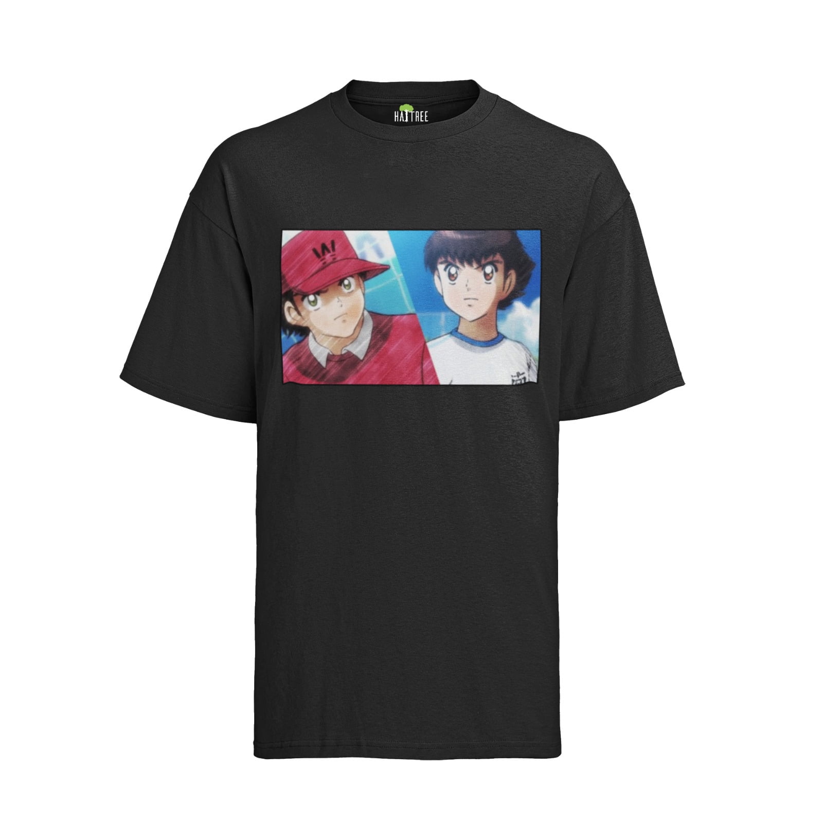 Herren T-Shirt Retro Kickers Captain Tsubasa keeper Mario Anime Comic ...