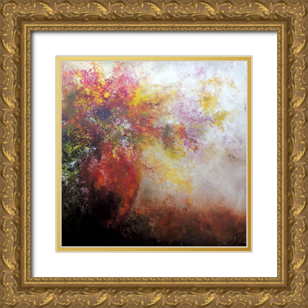 Herrera, Leticia 20x20 Gold Ornate Wood Framed with Double Matting ...
