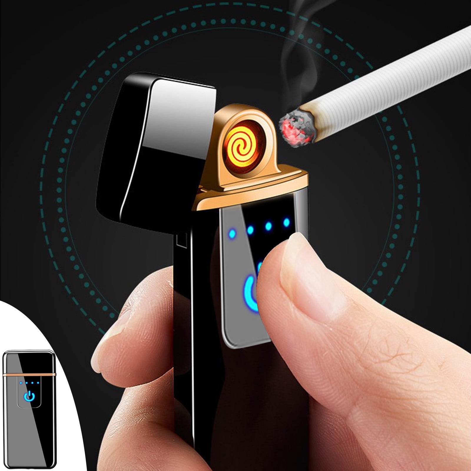 Herrklp Electric Lighter, Electronic Rechargeable Lighter, Electric ...