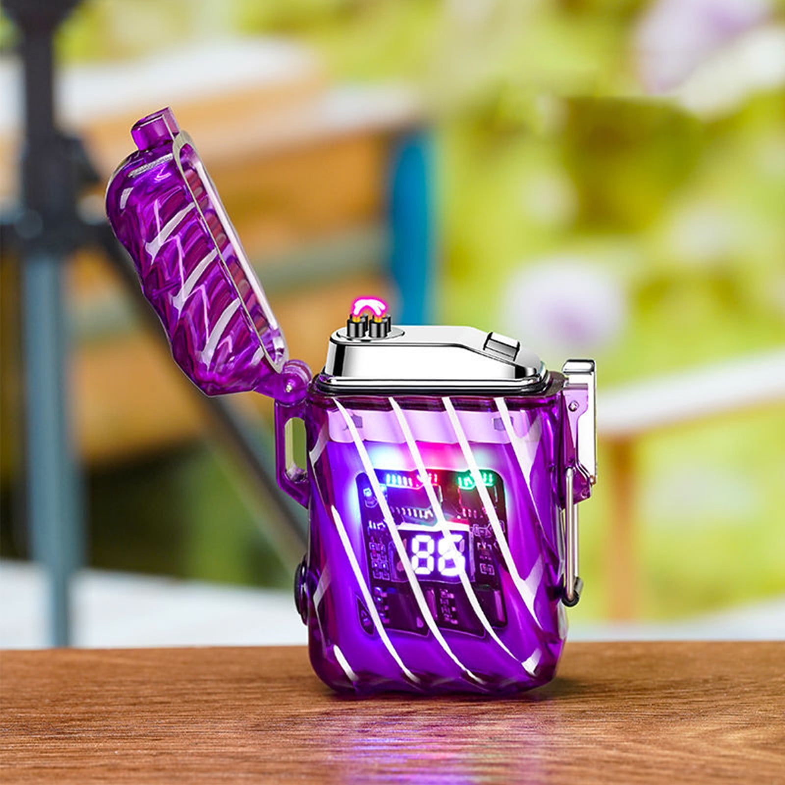 Herrklp Electric Lighter, Plasma Lighter Rechargeable Electronic ...