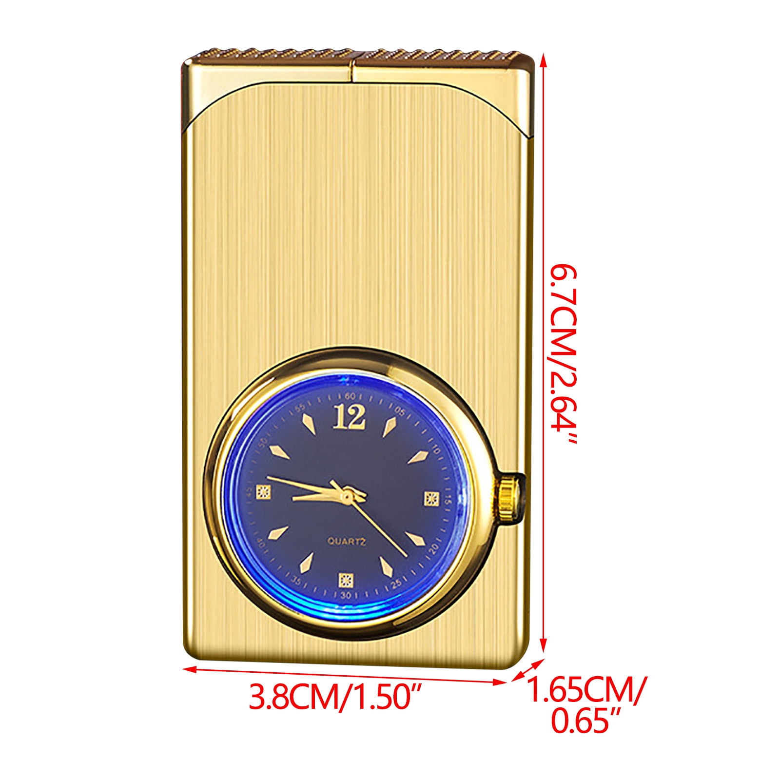 Herrklp Lighter, Metal Inflatable Lighter Double Flame Lighter With ...