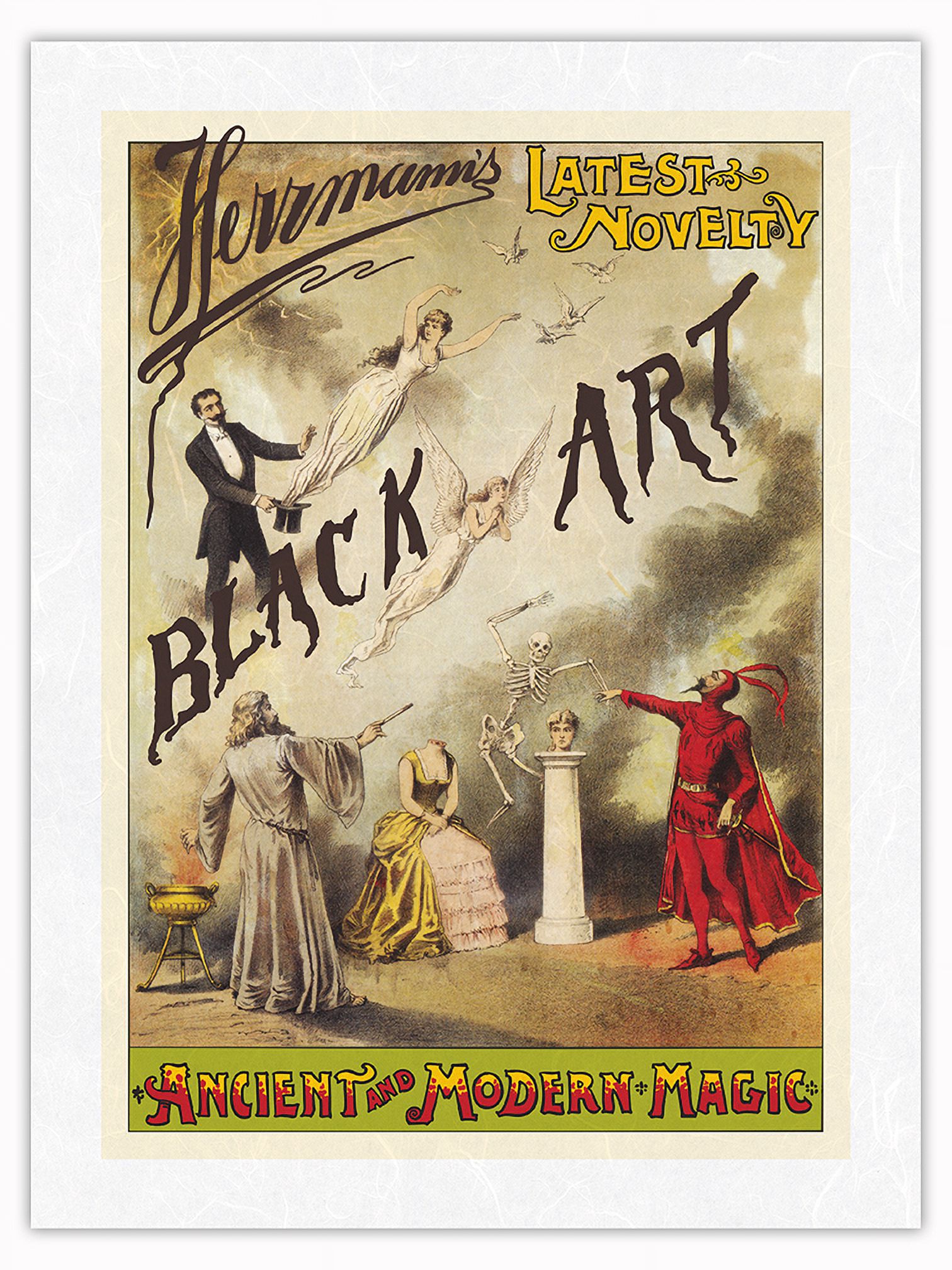 Herrmann’s Black Art Act - Ancient and Modern Magic - Vintage Magic ...