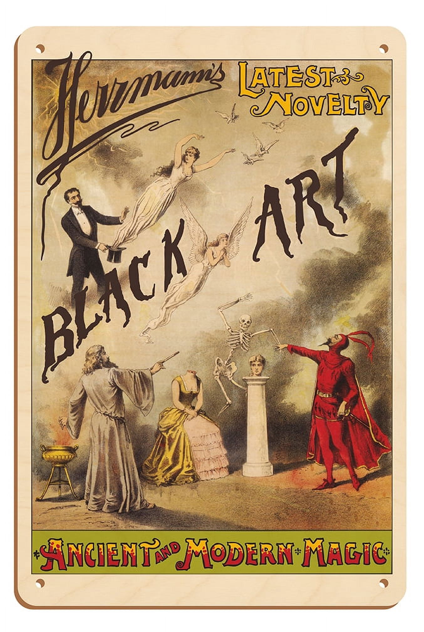 Herrmann’s Black Art Act - Ancient and Modern Magic - Vintage Magic ...