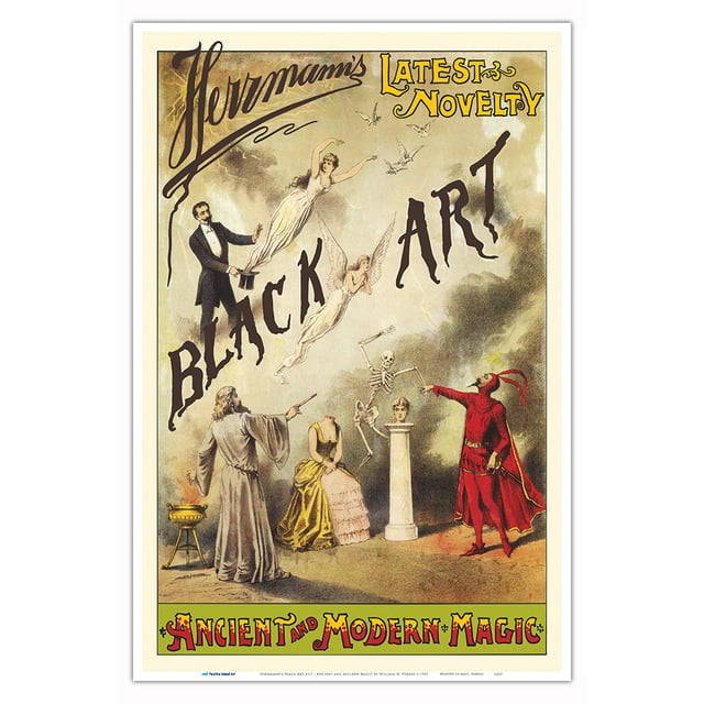 Herrmann’s Black Art Act - Ancient and Modern Magic - Vintage Magic ...