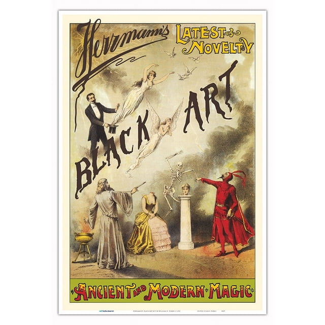 Herrmann’s Black Art Act - Ancient and Modern Magic - Vintage Magic ...