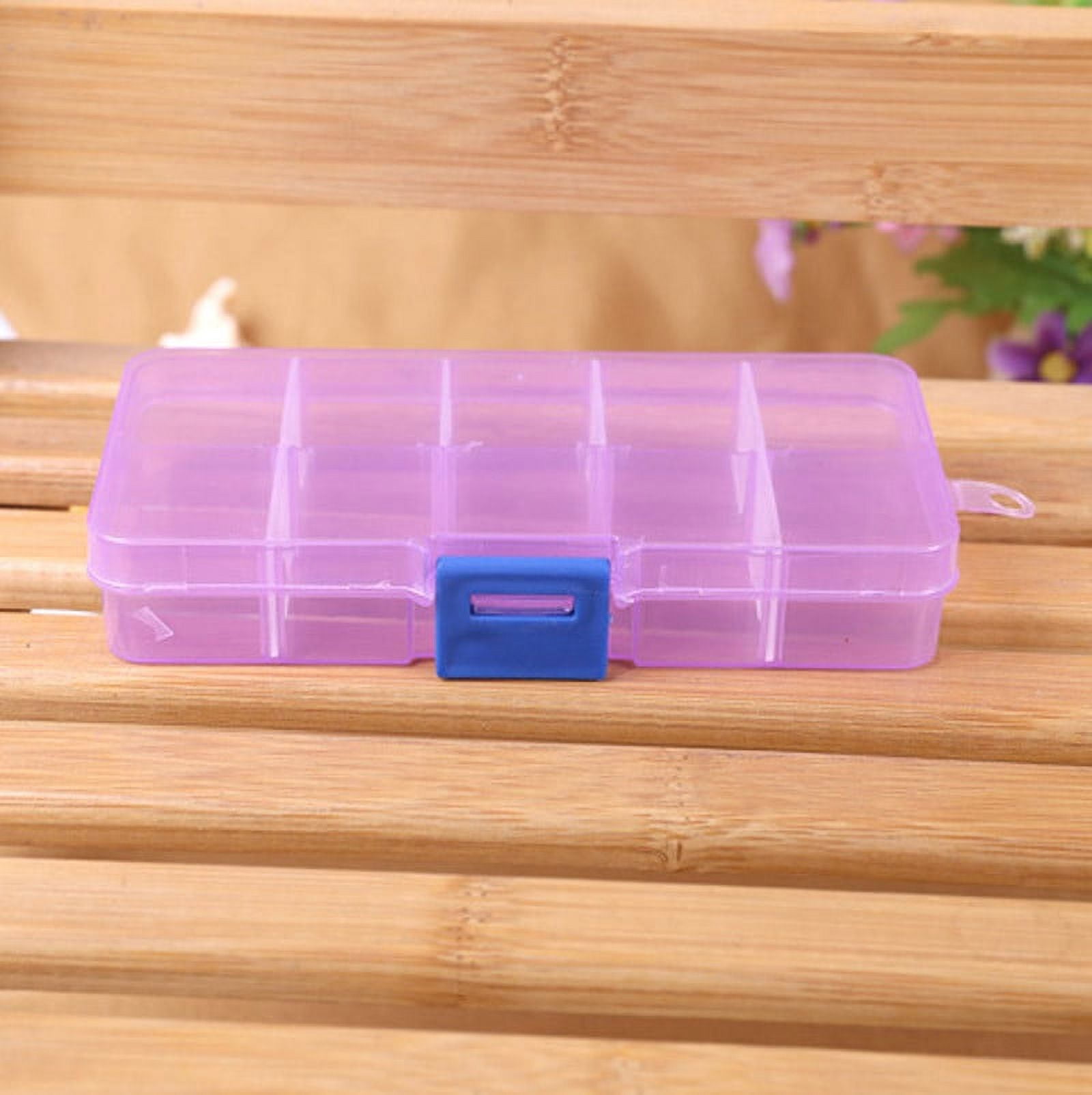 Herrnalise 10 Grids 5 Inch x 2.5 Inch Adjustable Small Removable Clear ...