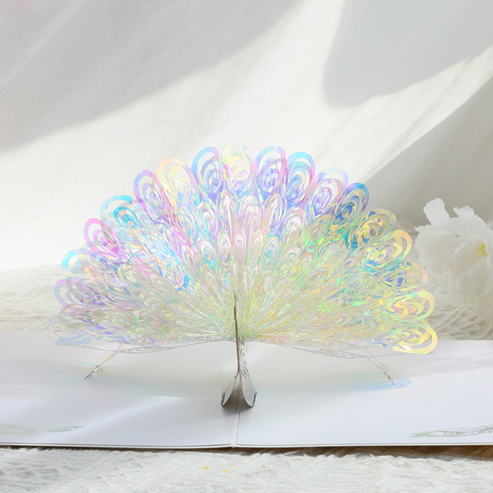 Herrnalise 8*6 IN Peacock Pop Up Card Handmade 3D Birthday Greeting ...