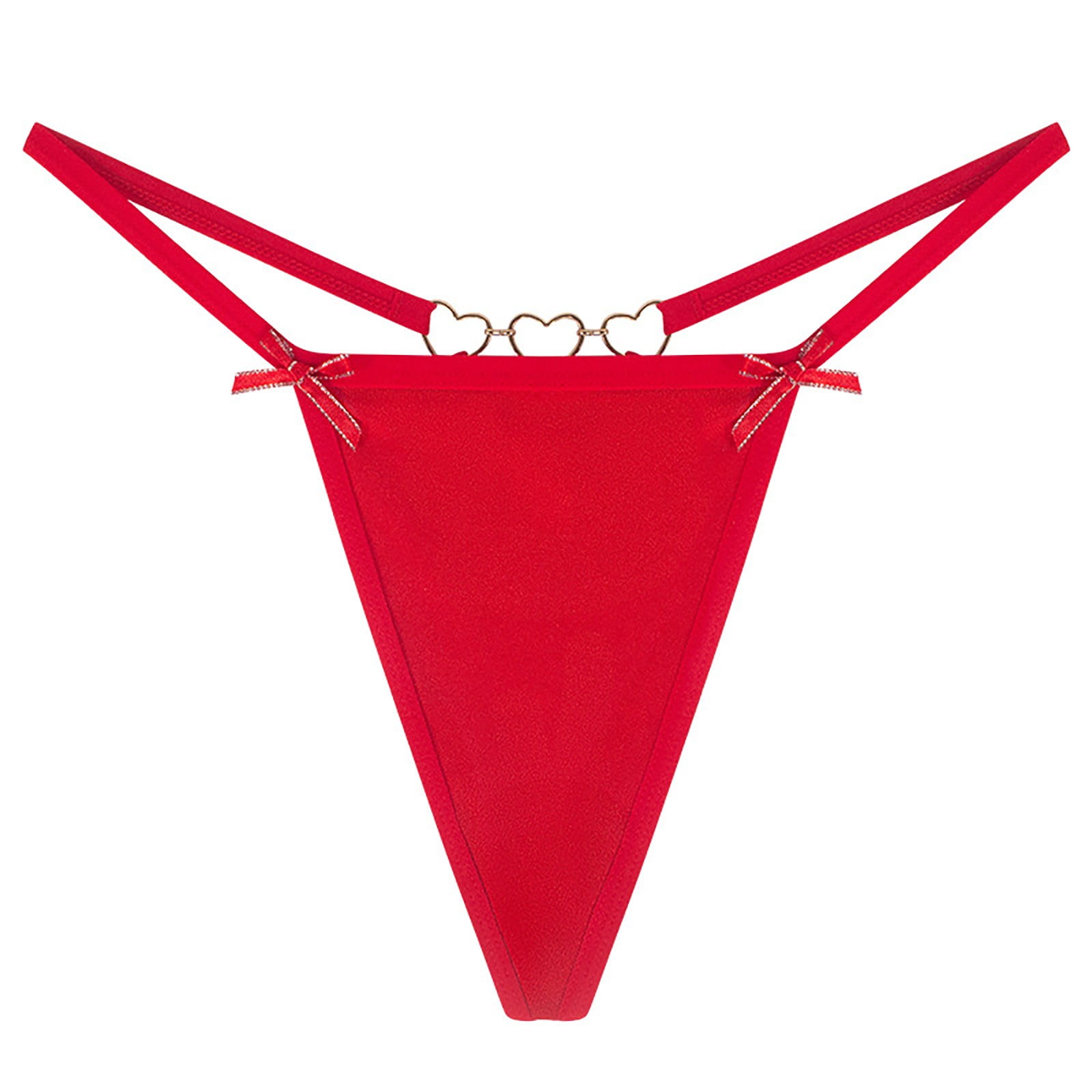 Herrnalise Adjustable G String Thongs for Women Cotton Underwear Low Rise T-back Sexy Tangas ...