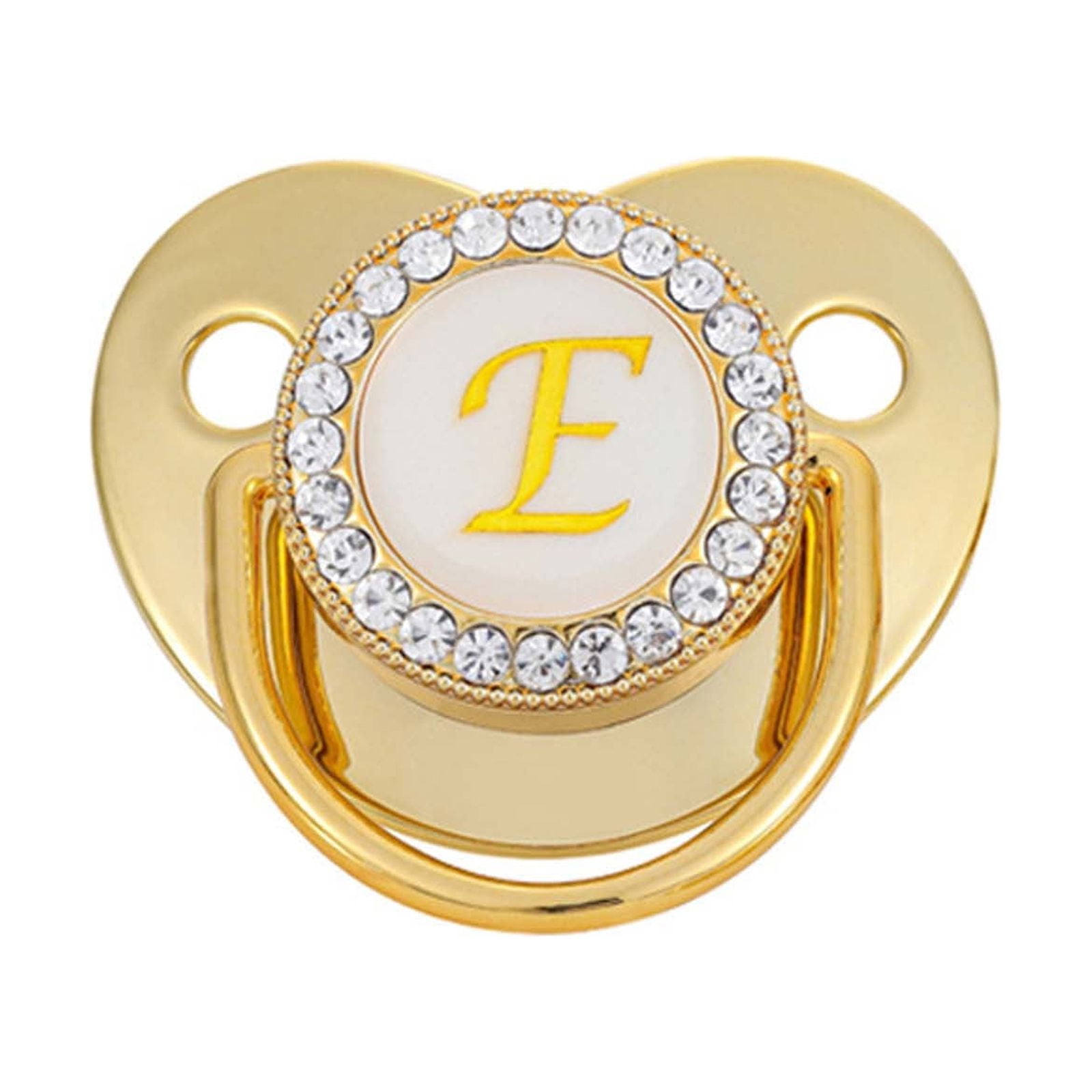 Herrnalise Baby Pacifier 26 Letter Name Initials Clip Silicone Baby ...