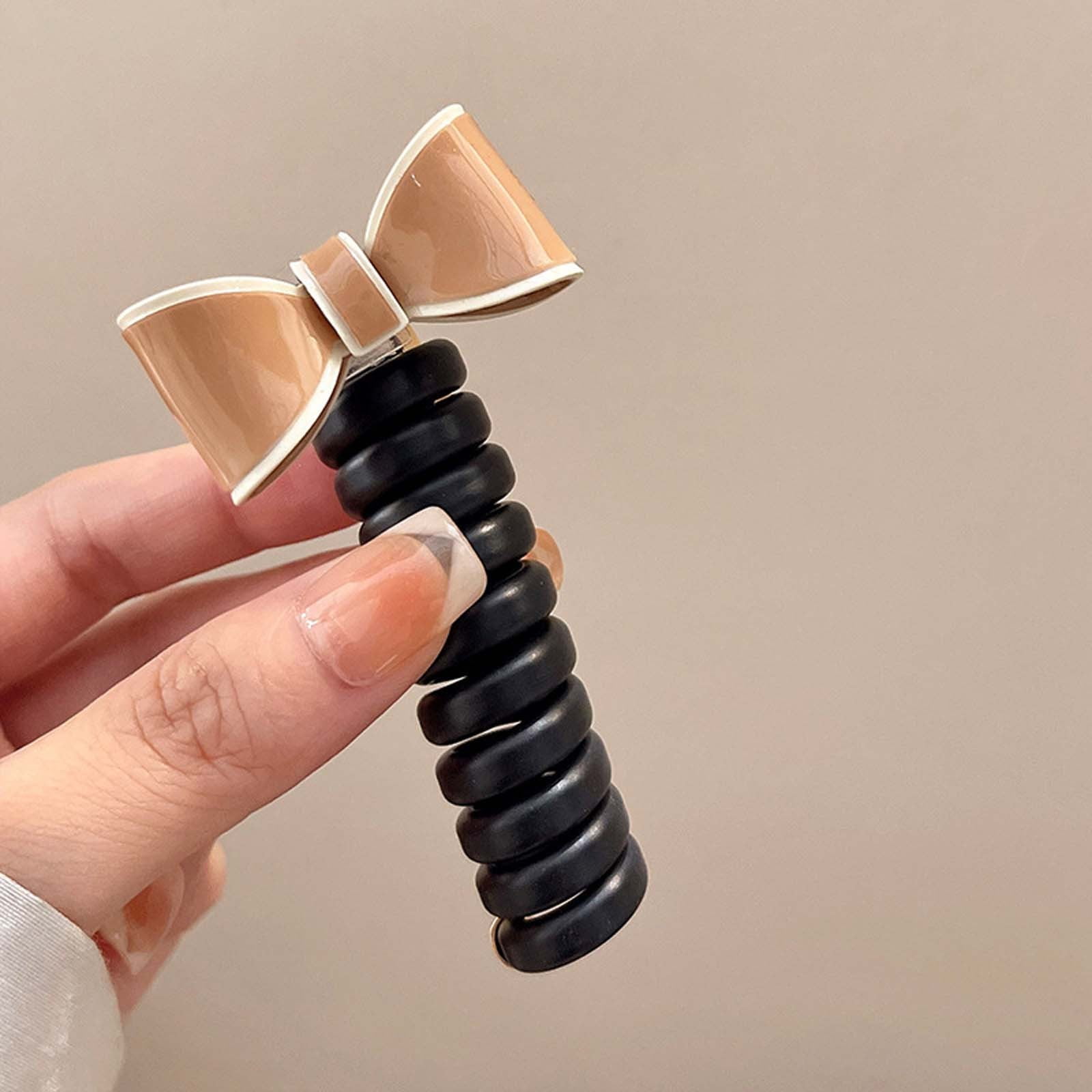 Herrnalise Bowknot Braided Telephone Wire Hair Bands, 2024 New Phone ...