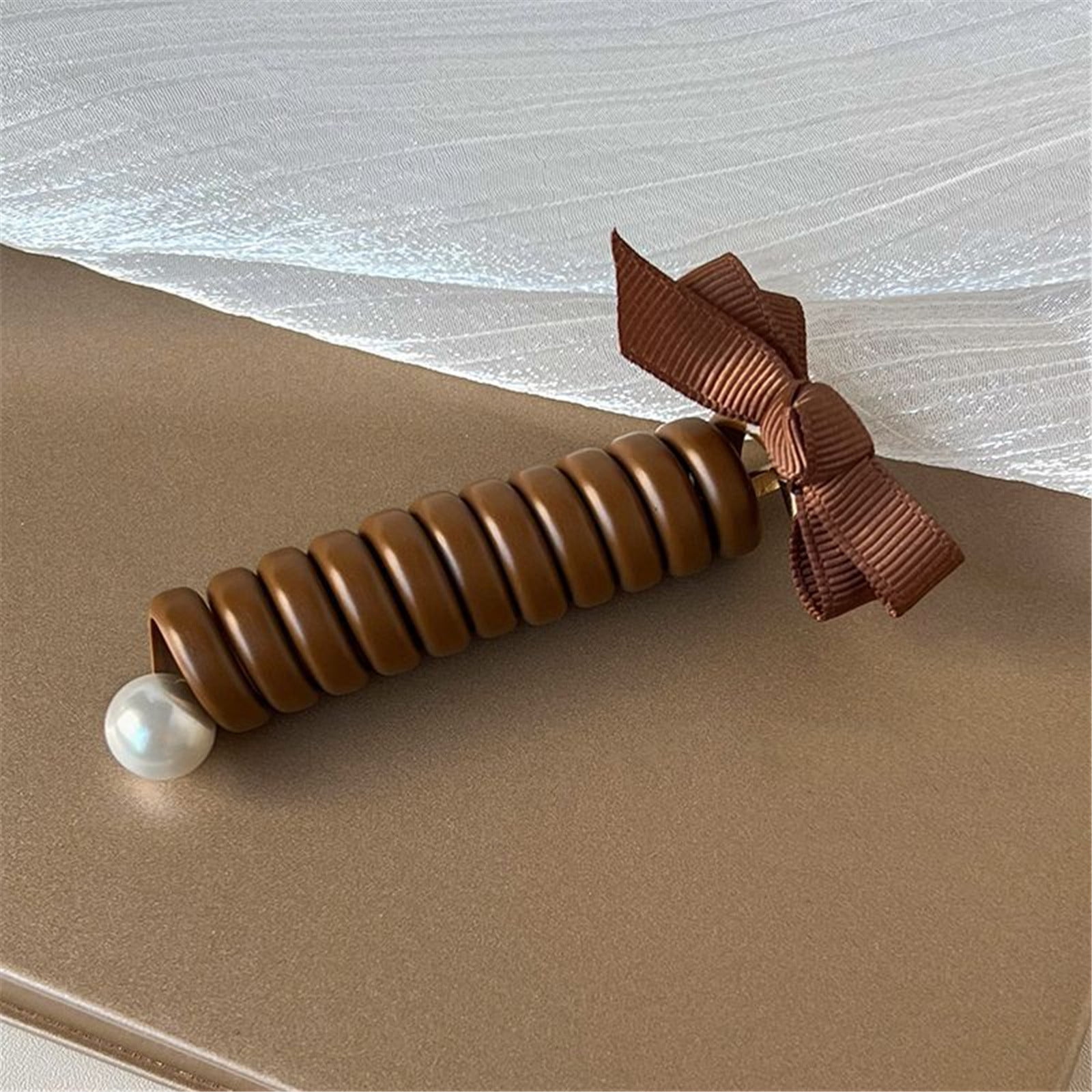 Herrnalise Bowknot Telephone Wire Hair Bands,Bubble Braid Braided Hair ...
