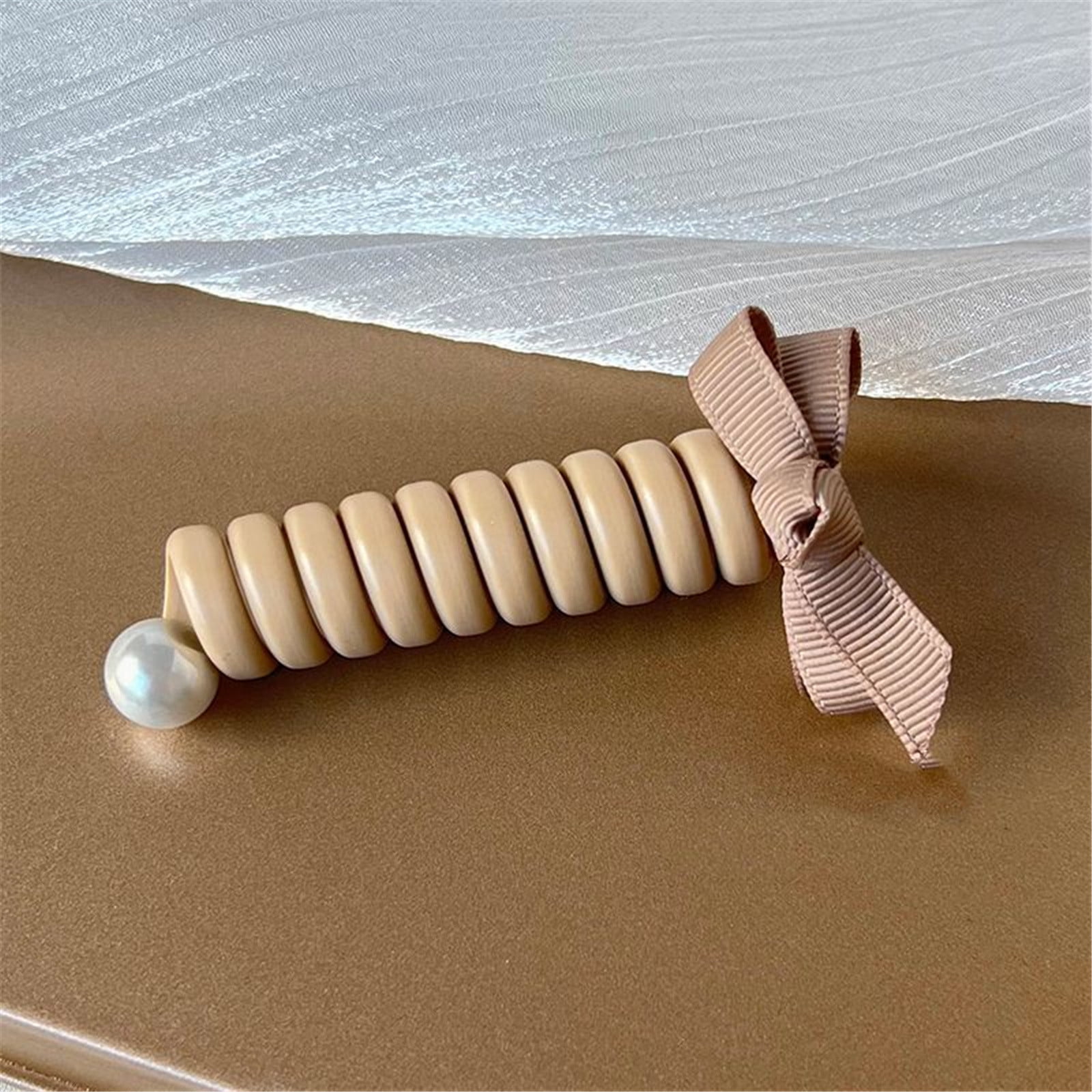 Herrnalise Bowknot Telephone Wire Hair Bands,Bubble Braid Braided Hair ...