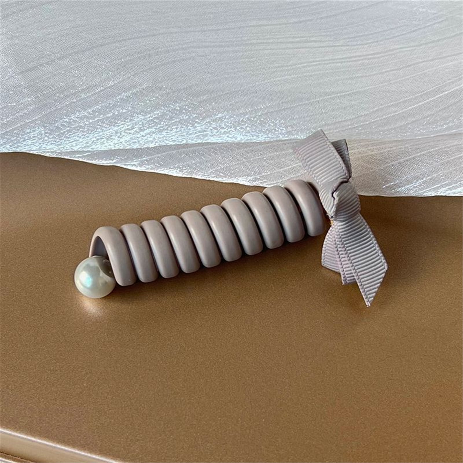 Herrnalise Bowknot Telephone Wire Hair Bands,Bubble Braid Braided Hair ...