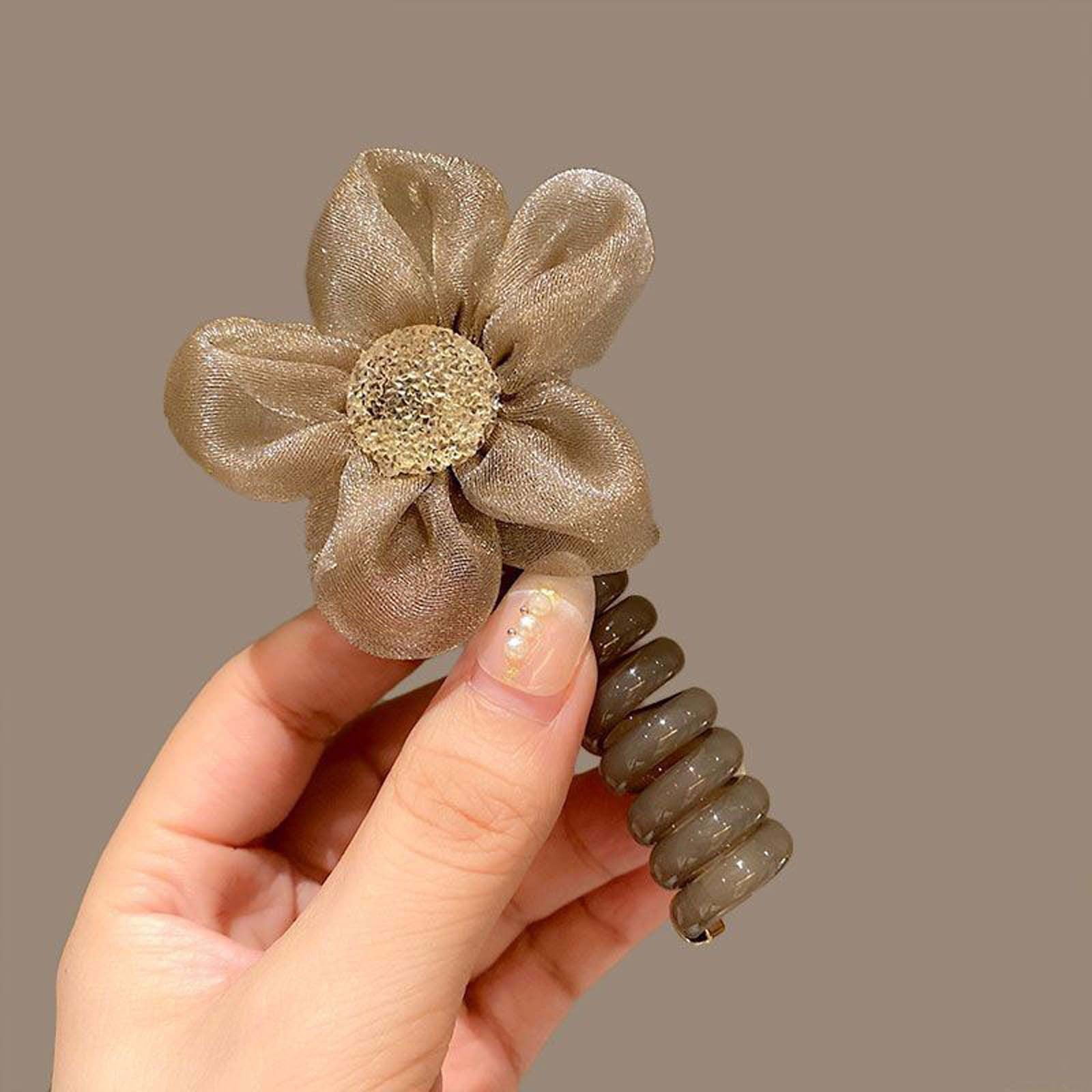 Herrnalise Braided Telephone Wire Hair Bands, 2024 New Phone Cord ...