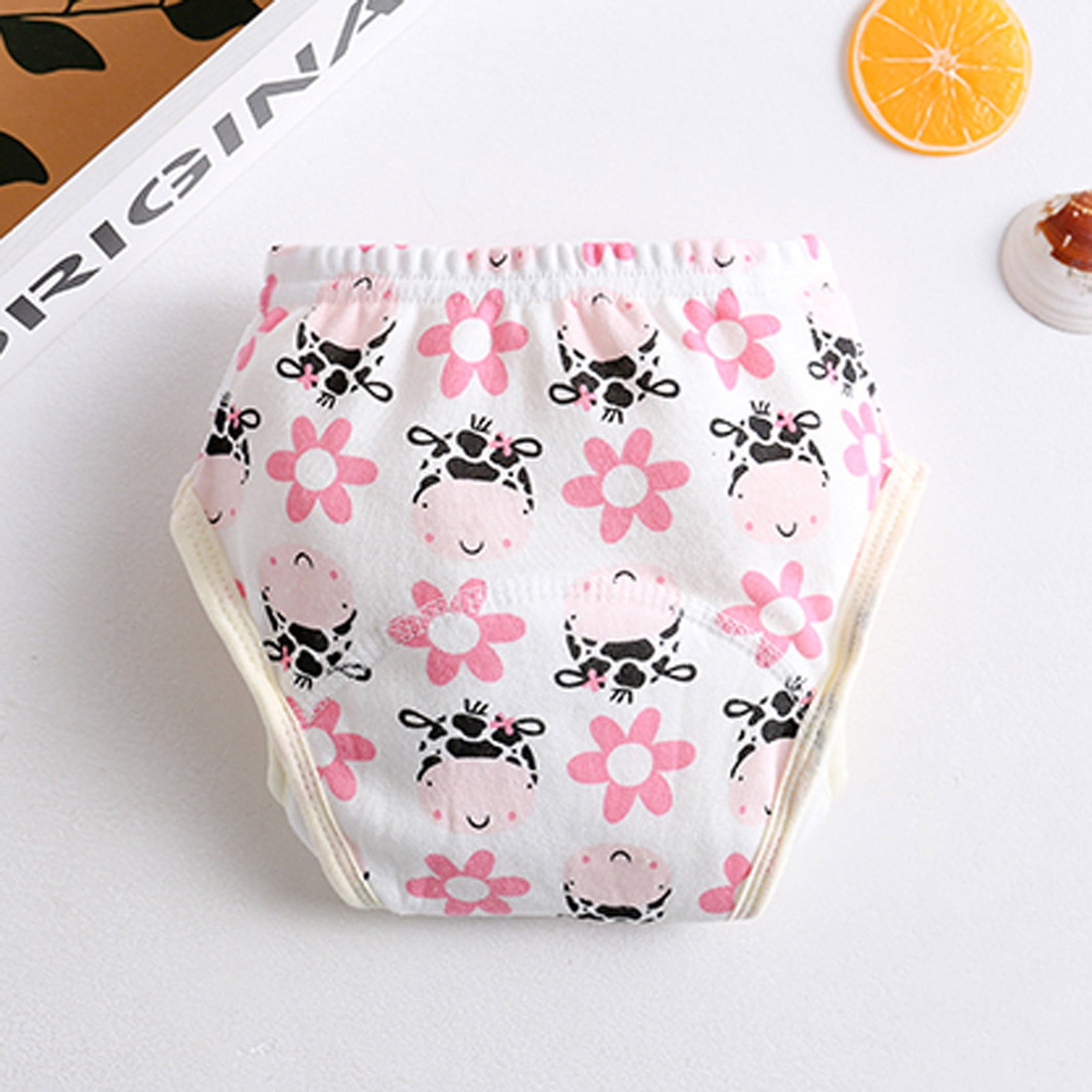 SDJMa Cartoon Cute Baby Gauze Waterproof And Leak-proof Diaper Baby ...