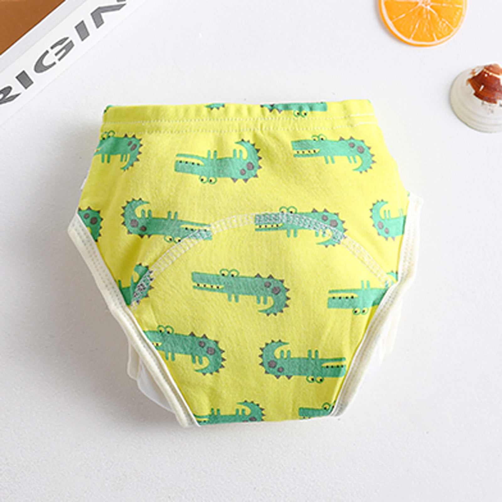 Herrnalise Cartoon Cute Baby Gauze Waterproof And Leak-proof Diaper ...